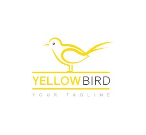 Premium Yellow Bird Logo for Start Ups!