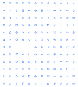 Freebie 30 Minimalist Icon Sets for Web Design Vol I