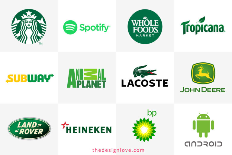 Understanding the Different Shades of Green, Brands, and Moods in Design