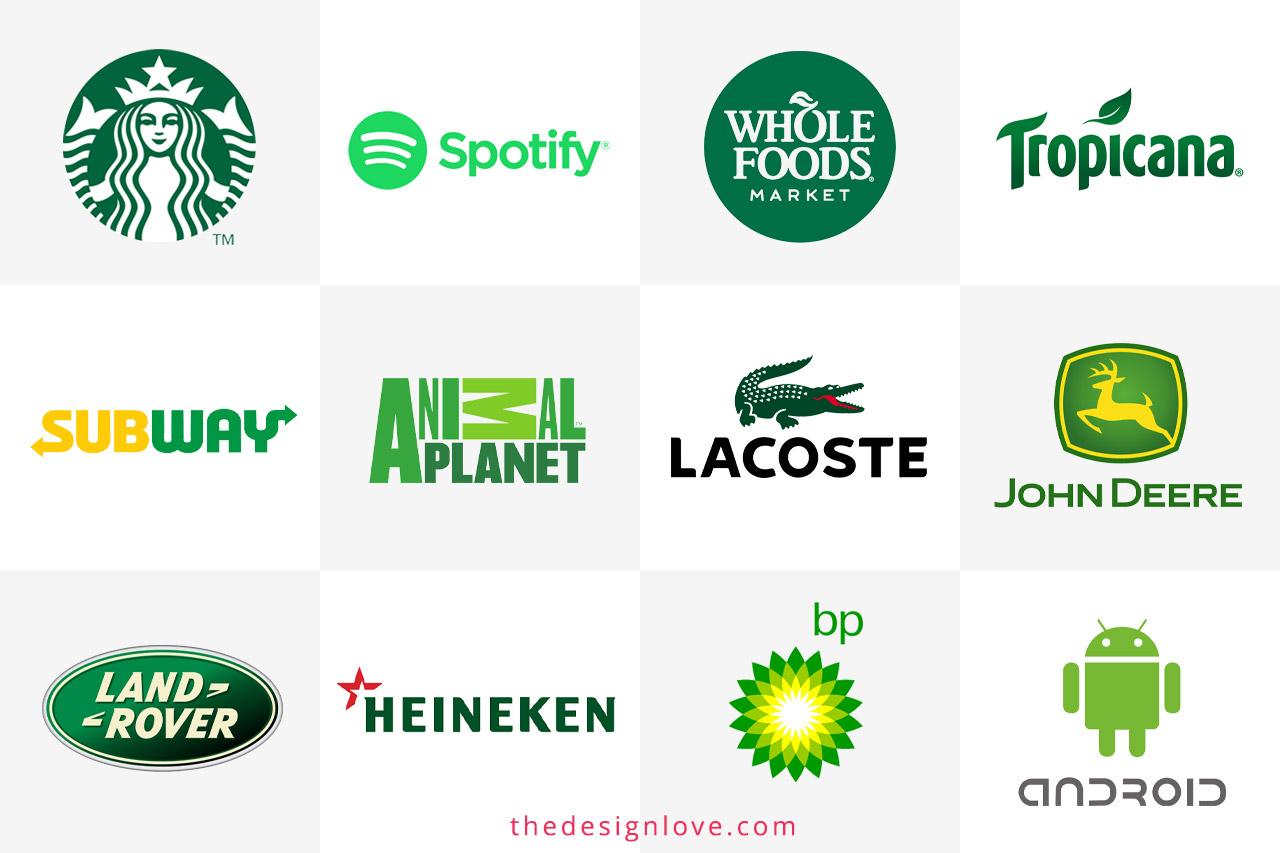 Understanding the Different Shades of Green, Brands, and Moods in Design