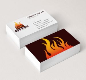BBQ Restaurant Logo & Business Card Template - The Design Love