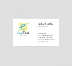 Easy Travel Logo & Business Card Template - The Design Love