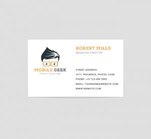 Mobile Geek Logo & Business Card Template - The Design Love