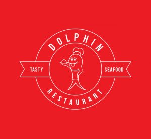 Dolphin Restaurant Logo & Business Card Template - The Design Love