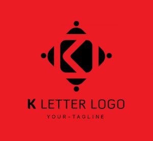 K Letter Logo & Business Card Template - The Design Love