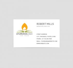 Ayurveda Logo & Business Card Template - The Design Love