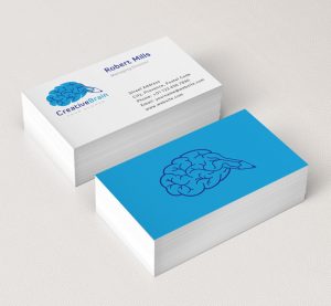 Creative Brain Logo & Business Card Template - The Design Love