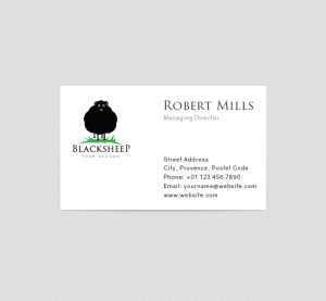 Black Sheep Logo & Business Card Template - The Design Love