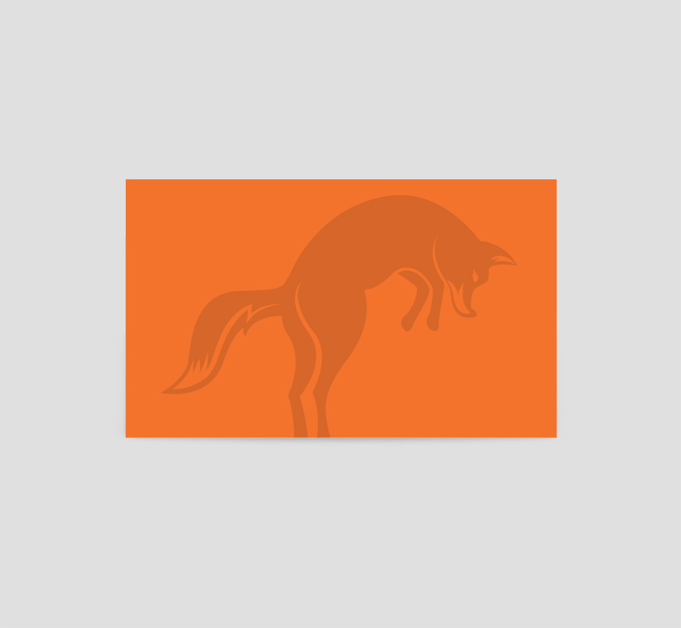 Jumping Fox Logo & Business Card Template - The Design Love