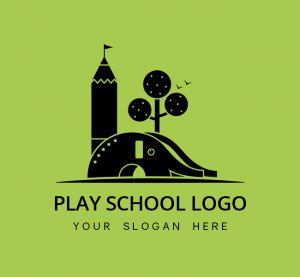 Kids Play School Logo & Business Card Template - The Design Love