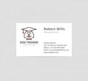 Dog Trainer Logo & Business Card Template - The Design Love