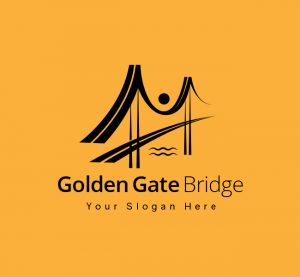 Golden Gate Logo & Business Card Template - The Design Love
