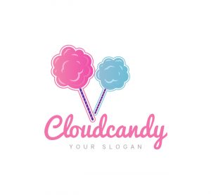 Cloud Candy Logo & Business Card Template - The Design Love