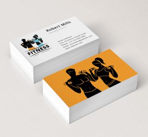 Fitness Gym Logo & Business Card Template - The Design Love