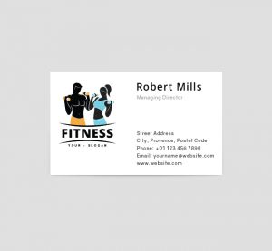 Fitness Gym Logo & Business Card Template - The Design Love