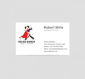 Salsa Dance Logo & Business Card Template - The Design Love