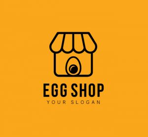 Egg Shop Logo & Business Card Template - The Design Love