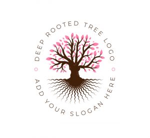 Deep Root Tree Logo & Business Card - The Design Love