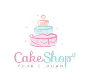 Cake Logo & Business Card Template - The Design Love