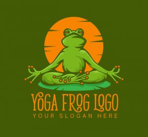 Frog Yoga Logo & Business Card - The Design Love
