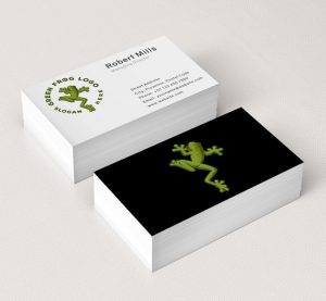 Green Frog Logo & Business Card - The Design Love