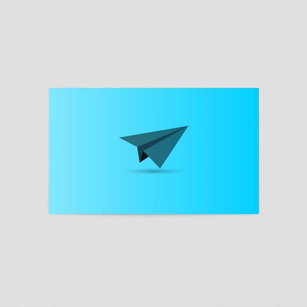 Simple Paper Plane Logo & Business Card - The Design Love