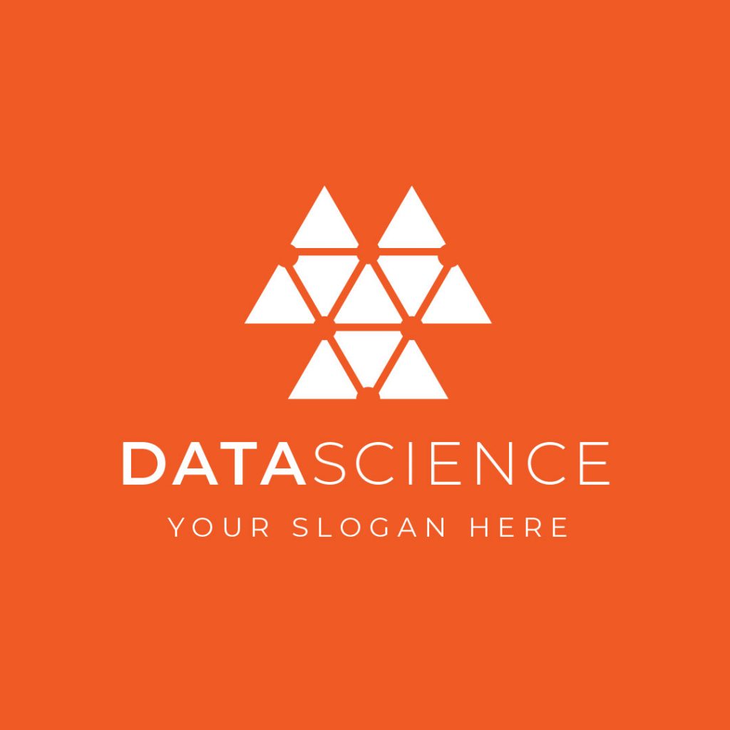 Triangle Data Science Logo & Business Card Template - The Design Love