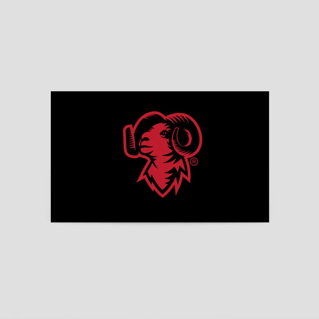 Red Goat Logo & Business Card Template - The Design Love