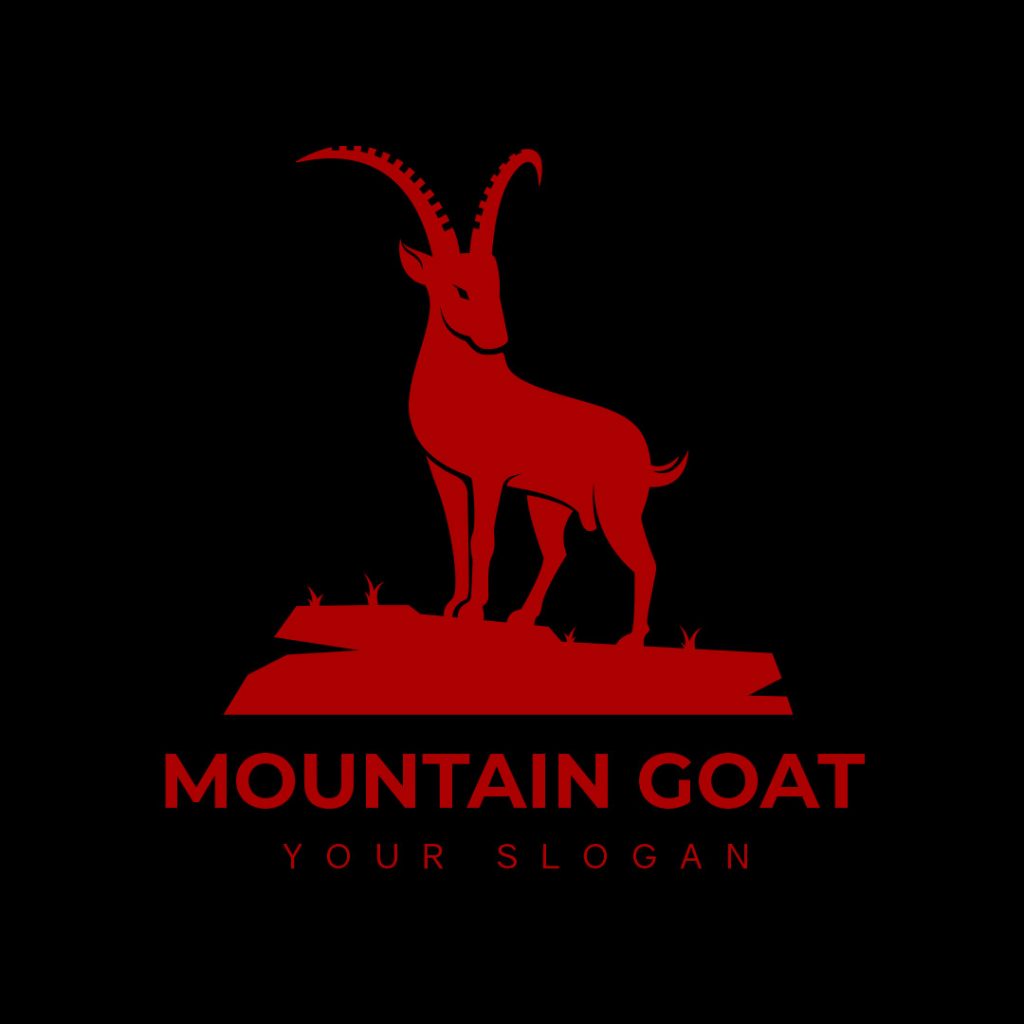 Mountain Goat Logo & Business Card Template - The Design Love