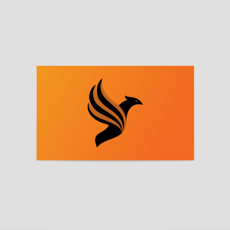 Flying Bird Logo & Business Card - The Design Love
