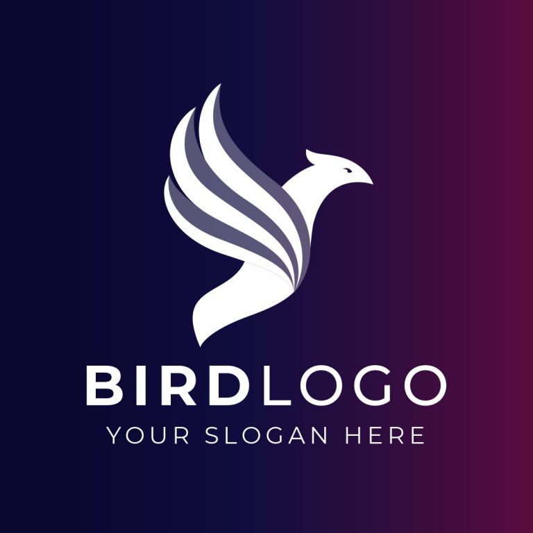 Flying Bird Logo & Business Card - The Design Love
