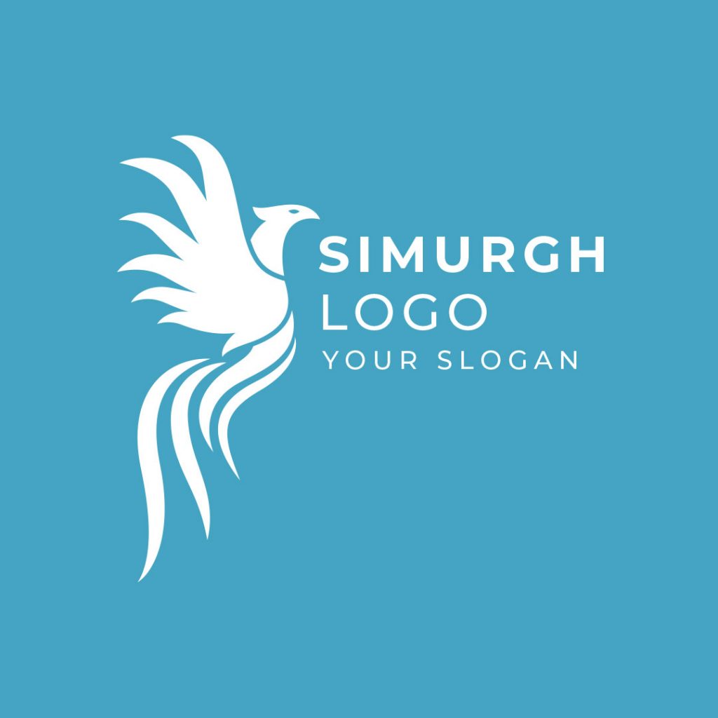 Simurgh Bird Logo & Business Card Template - The Design Love