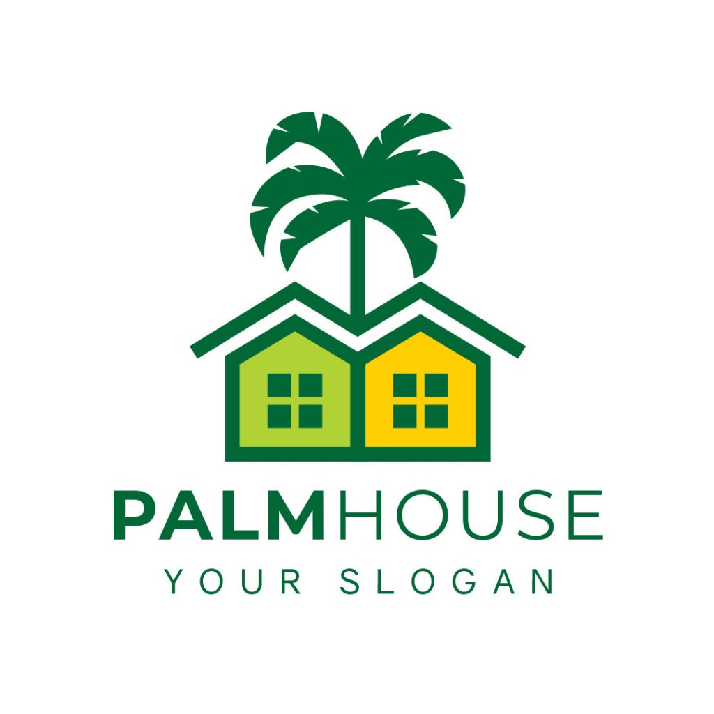 Palm House Logo & Business Card Template - The Design Love