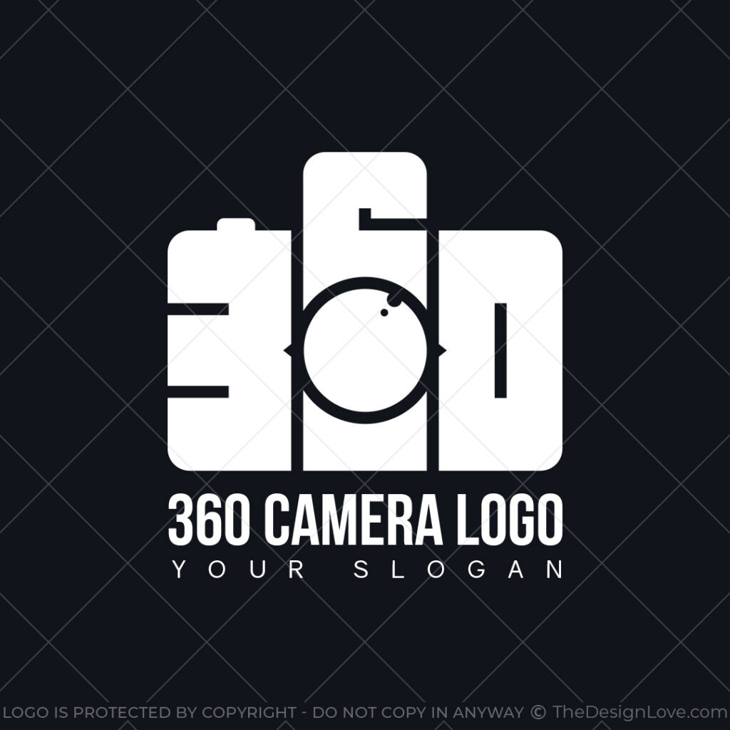 360 Camera Logo and Business Card Template - The Design Love