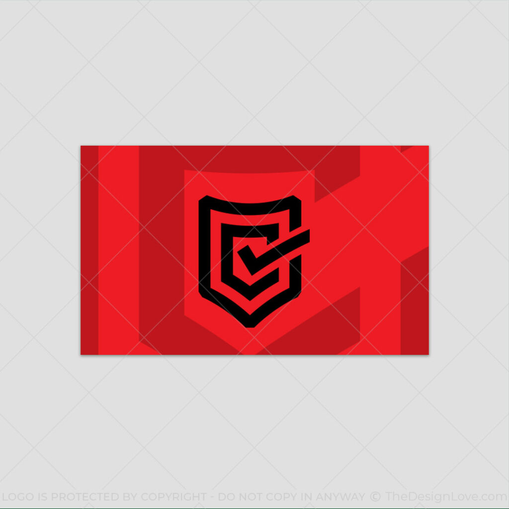 C Letter Check Mark Logo & Business Card - The Design Love