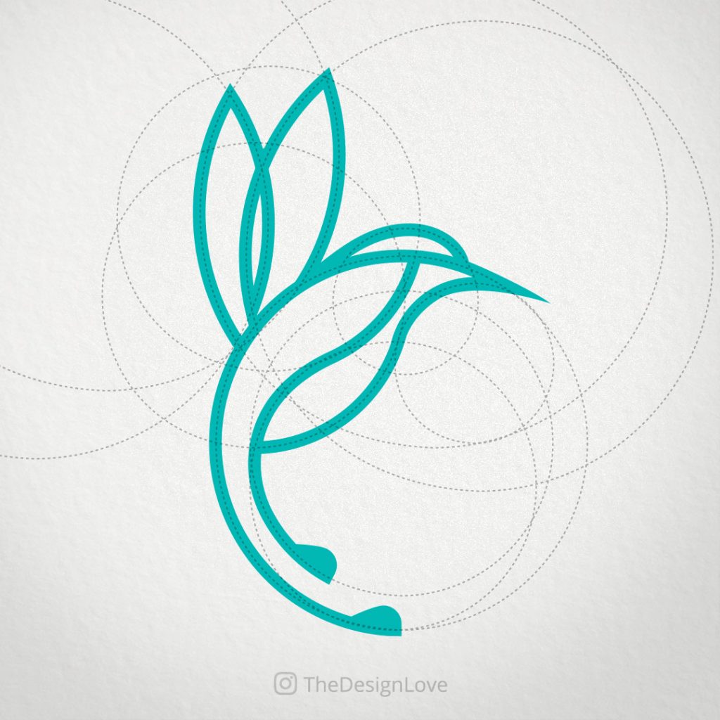 Hummingbird Logo & Business Card Template - The Design Love