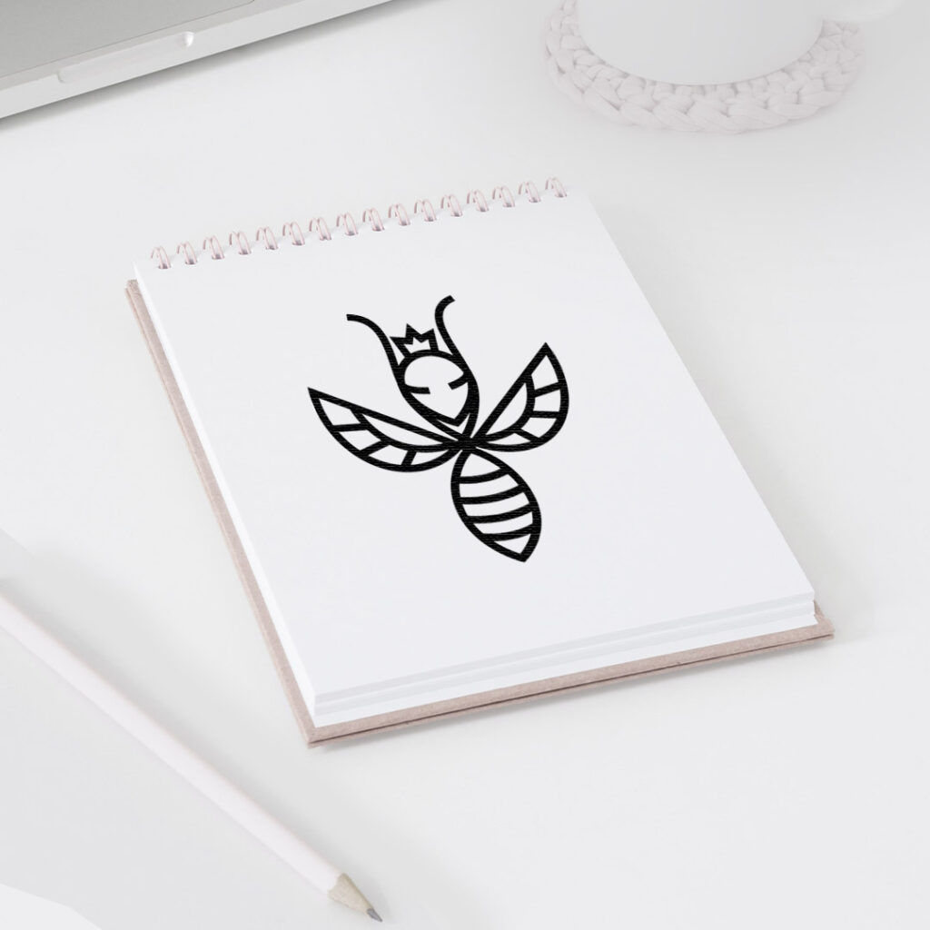 Simple Bee Logo & Business Card Template - The Design Love