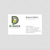 Letter D Duck Logo & Business Card Template - The Design Love