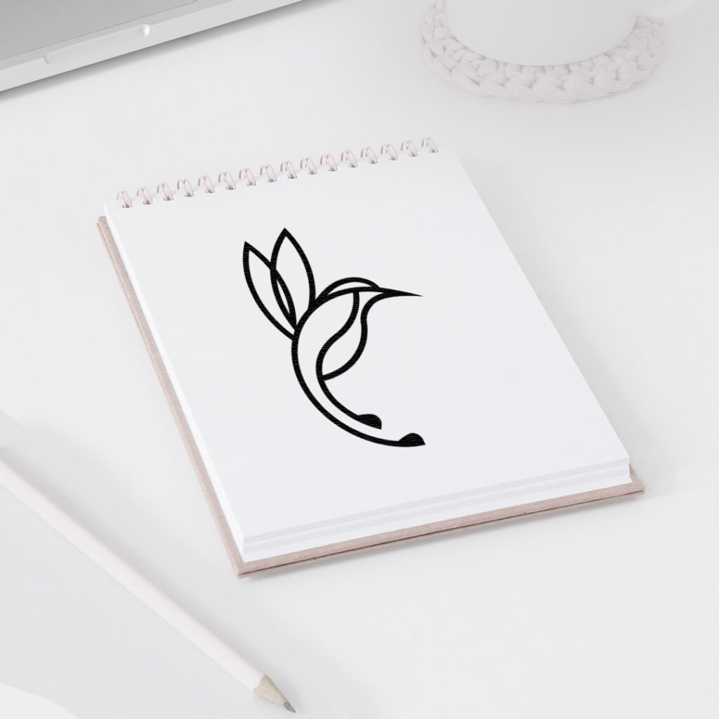 Hummingbird Logo & Business Card Template - The Design Love