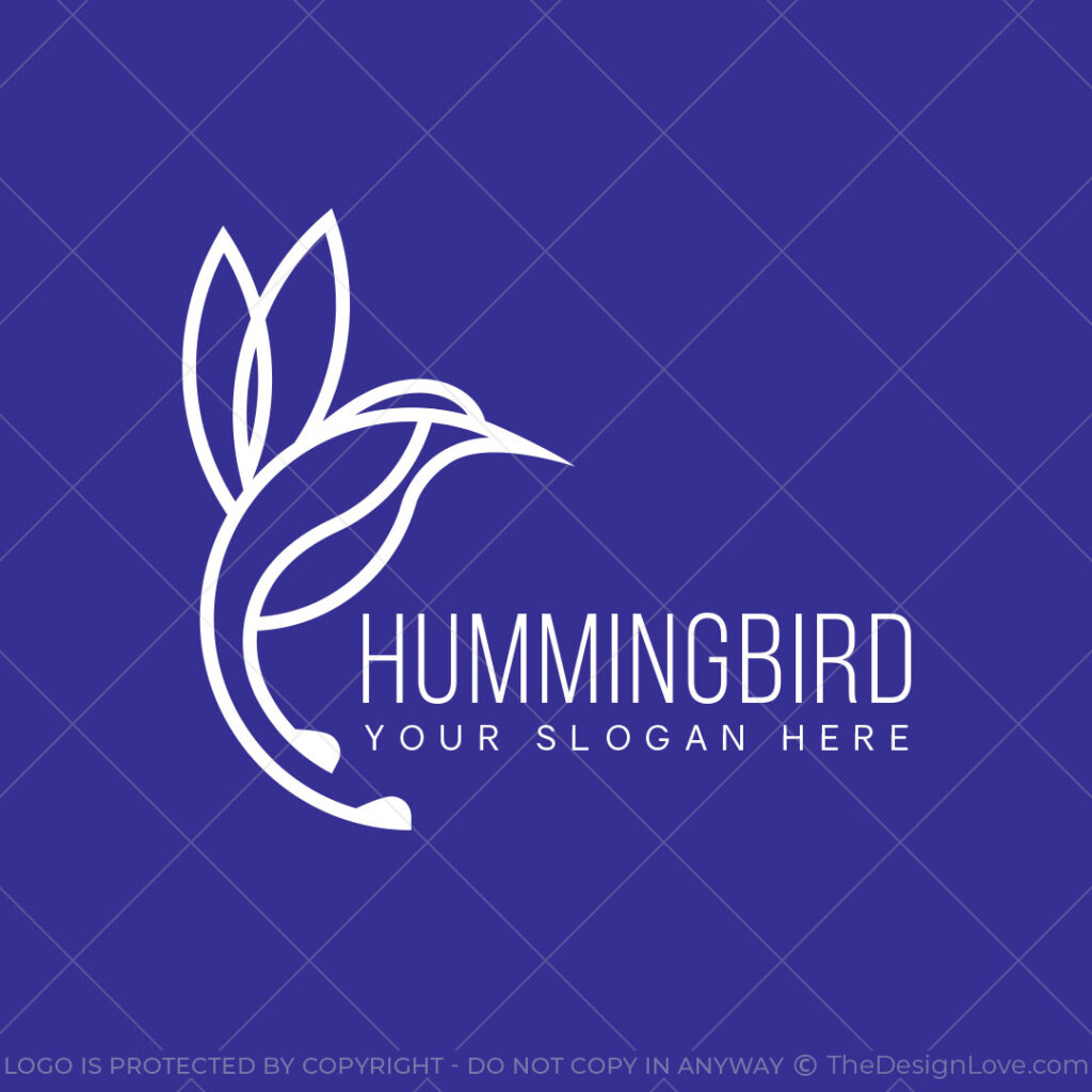 Hummingbird Logo & Business Card Template - The Design Love