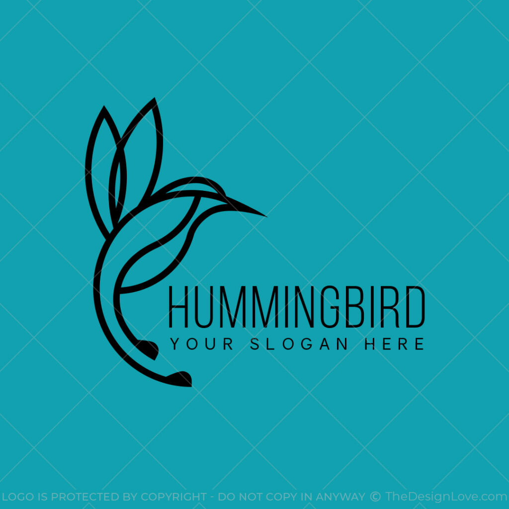 Hummingbird Logo & Business Card Template - The Design Love