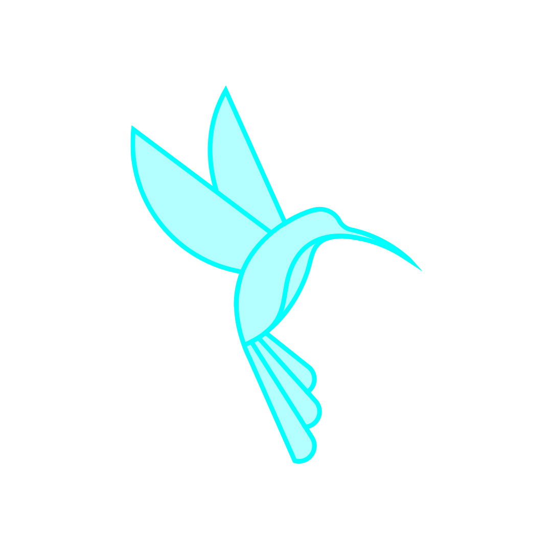 Simple Hummingbird Logo Template - The Design Love