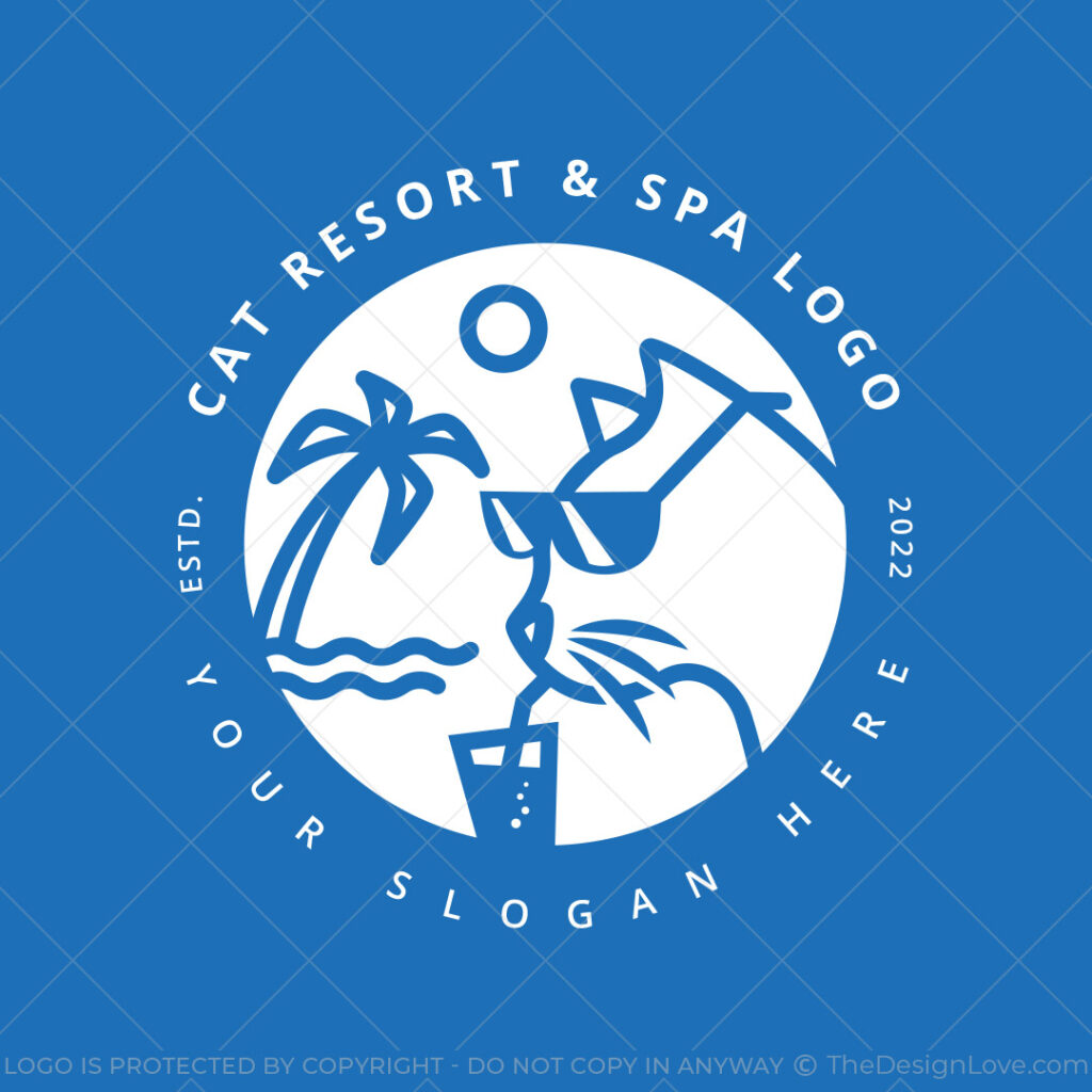 Cat Resort Logo & Business Card Template - The Design Love