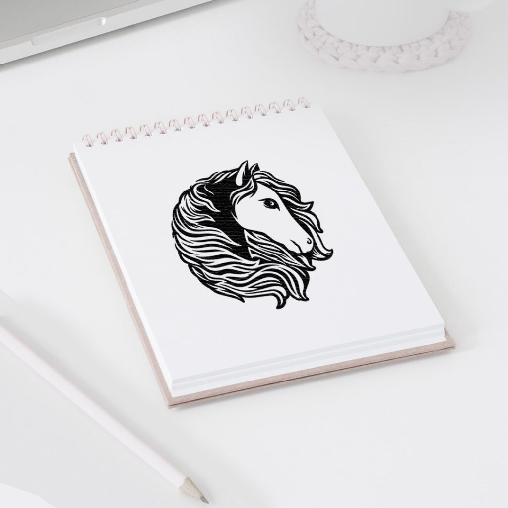 Horse Face Logo Template - The Design Love