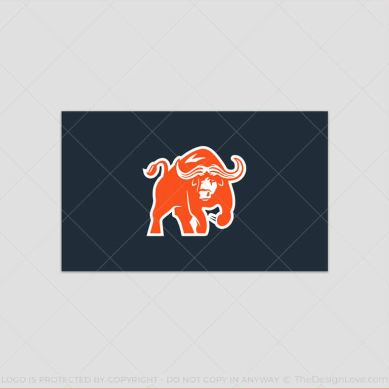 Charging Buffalo Logo Template - The Design Love